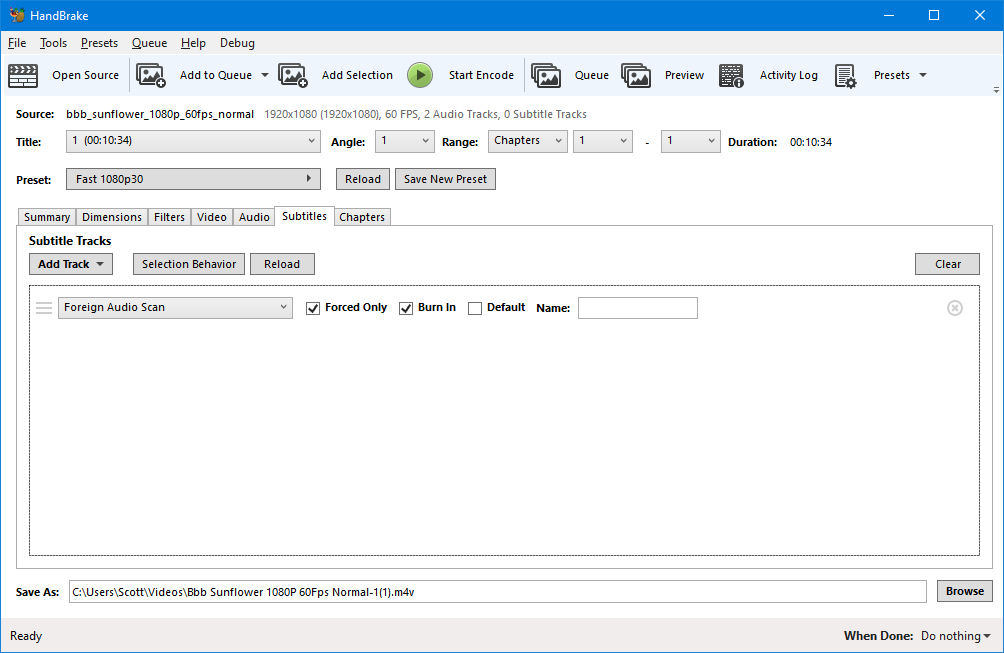 Request for a little enhancement to UI. · HandBrake HandBrake ...