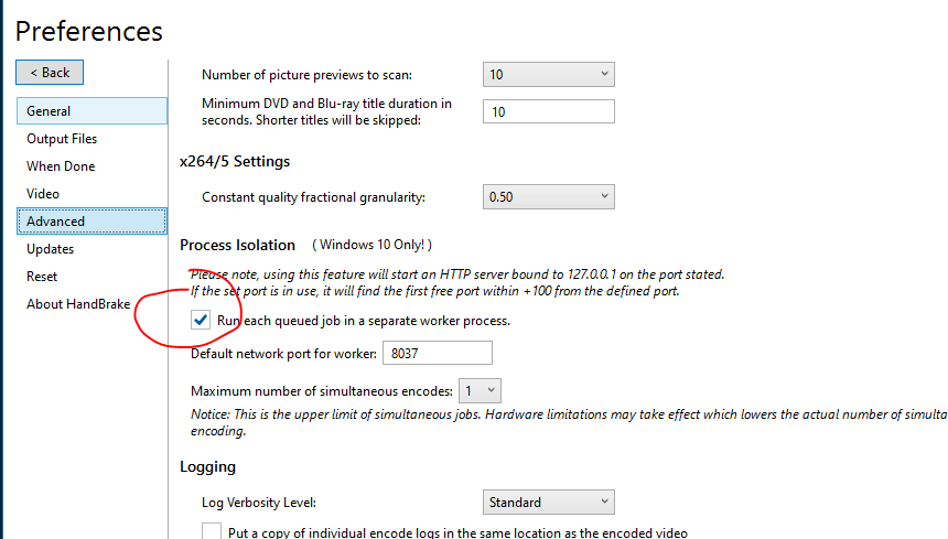 Encode stops when disconnecting from rdp session · Issue #4060 · HandBrake/HandBrake · GitHub