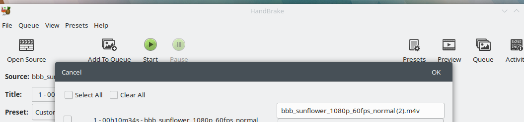 Missing confirmation button preventing me from adding multiple files to queue · Issue #4115 ...