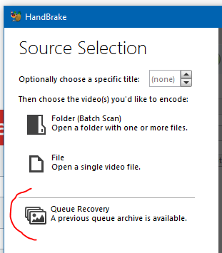 Missing Export/Import Queue options in Queue window · Issue #898 · HandBrake/HandBrake · GitHub