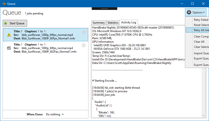 Queue Redesign · Issue #1087 · HandBrake/HandBrake · GitHub
