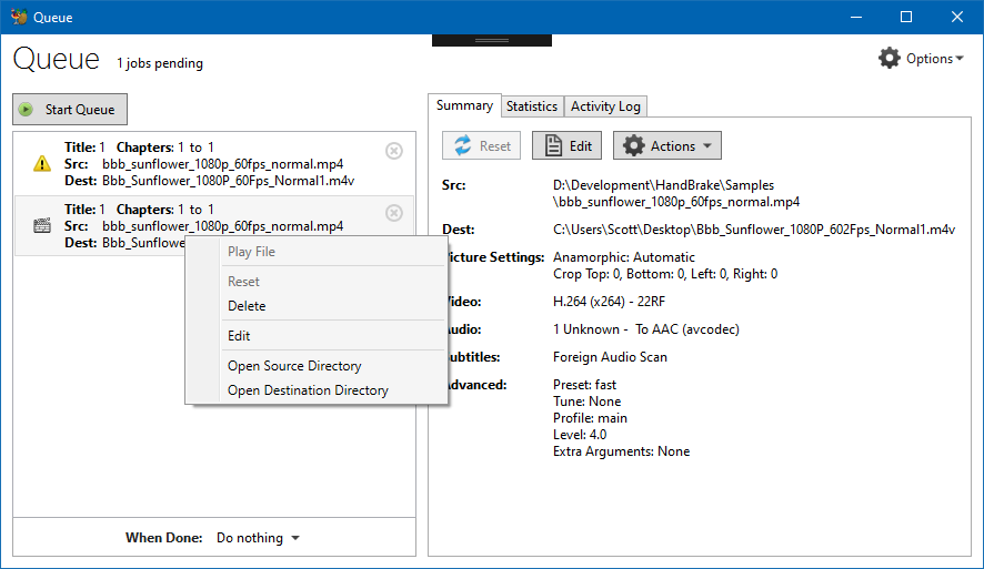 Queue Redesign · Issue #1087 · HandBrake/HandBrake · GitHub