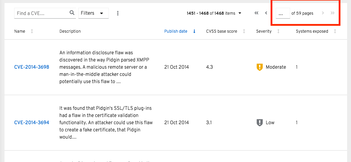PF4: Pagination - page number converted to three dots · Issue #2374 · patternfly/patternfly ...