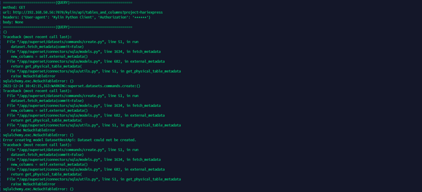 Unable to add table from kylin database · Issue #17870 · apache/superset · GitHub