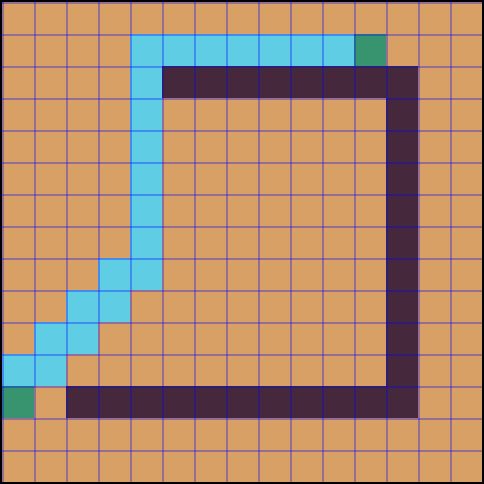 GitHub - quasilyte/pathing: A very fast & zero-allocation, grid-based, pathfinding library for Go.