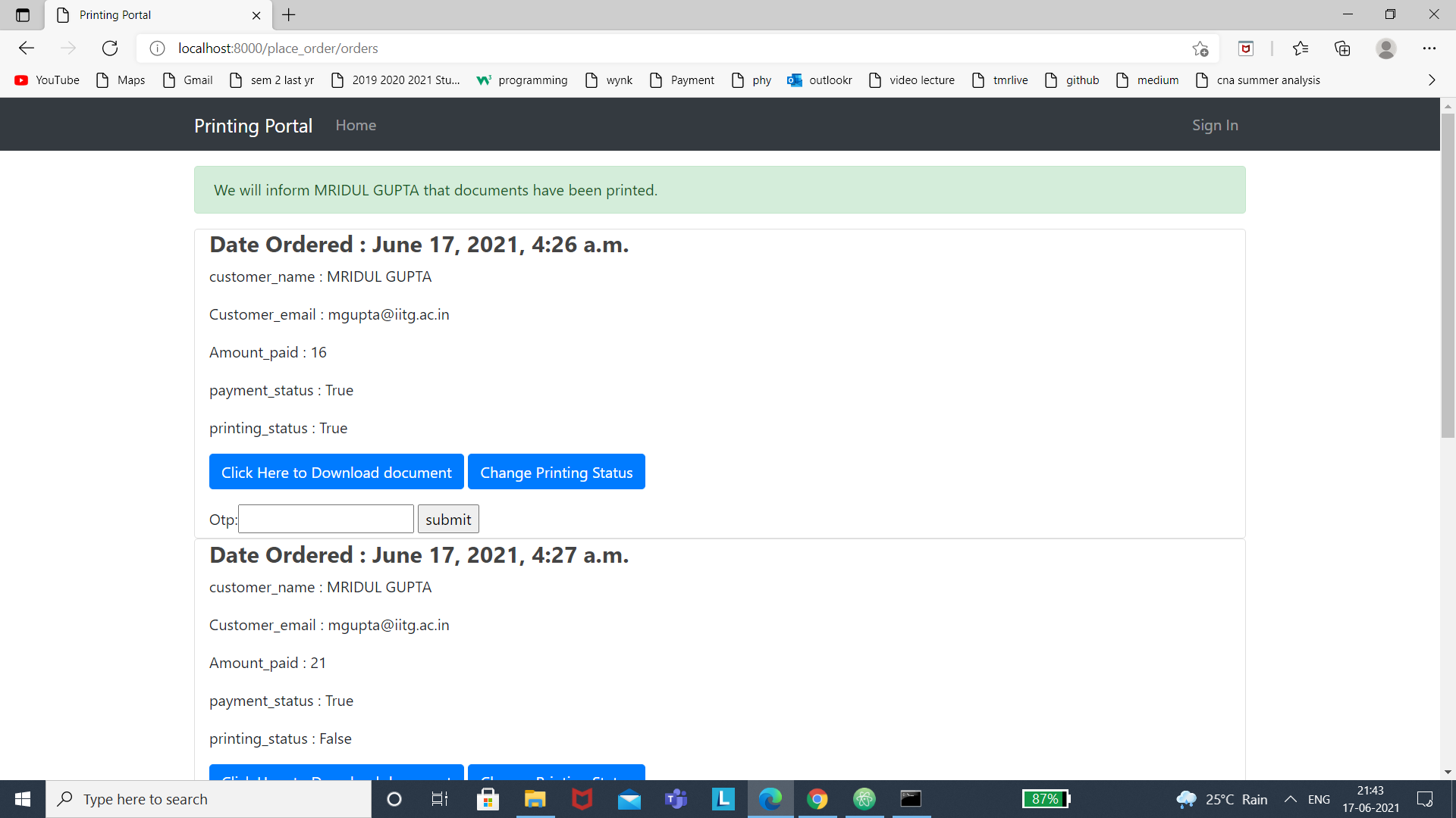 GitHub - tushar-suthar/Printing-portal