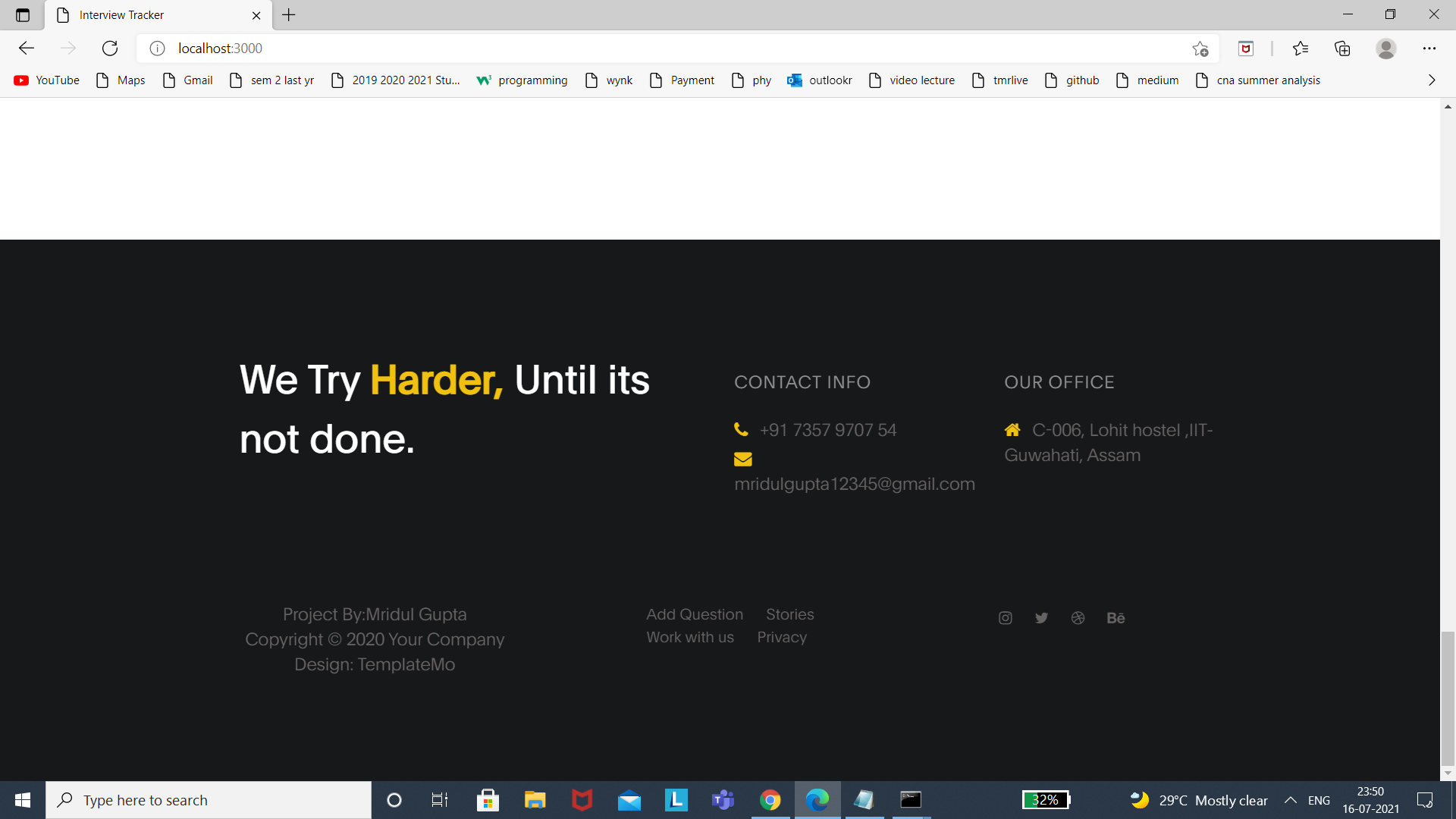 GitHub - mridul-hub/Interview_Tracker