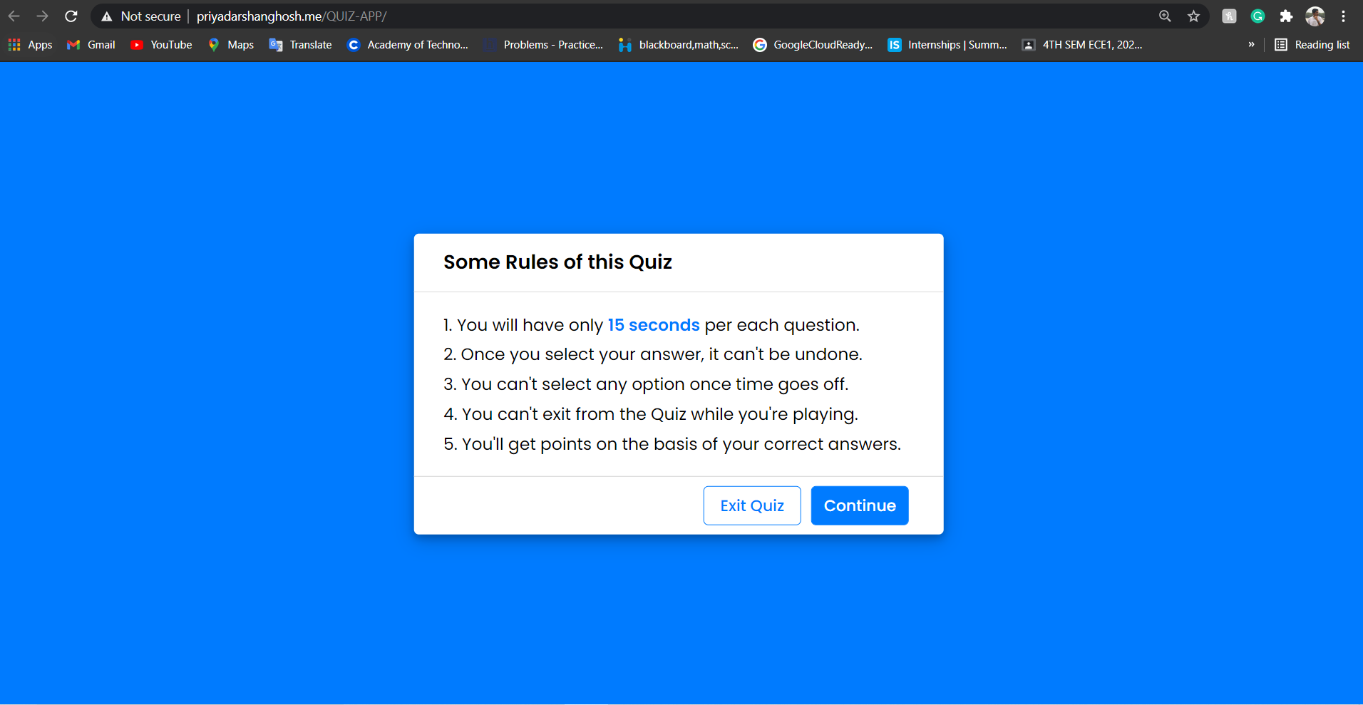 GitHub - Priyadarshan2000/QUIZ-APP: This is a javascript Quiz app