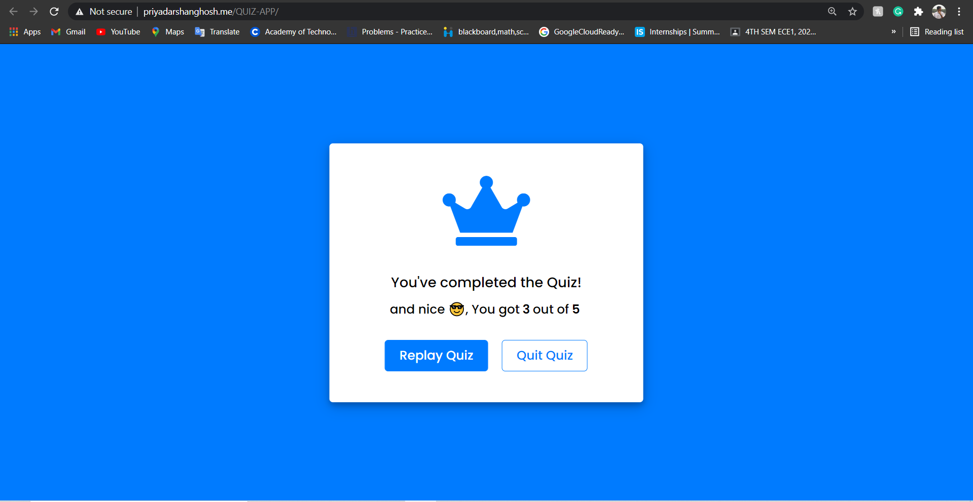 GitHub - Priyadarshan2000/QUIZ-APP: This is a javascript Quiz app