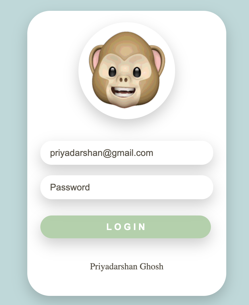 GitHub - Priyadarshan2000/Animated-Monkey-Login