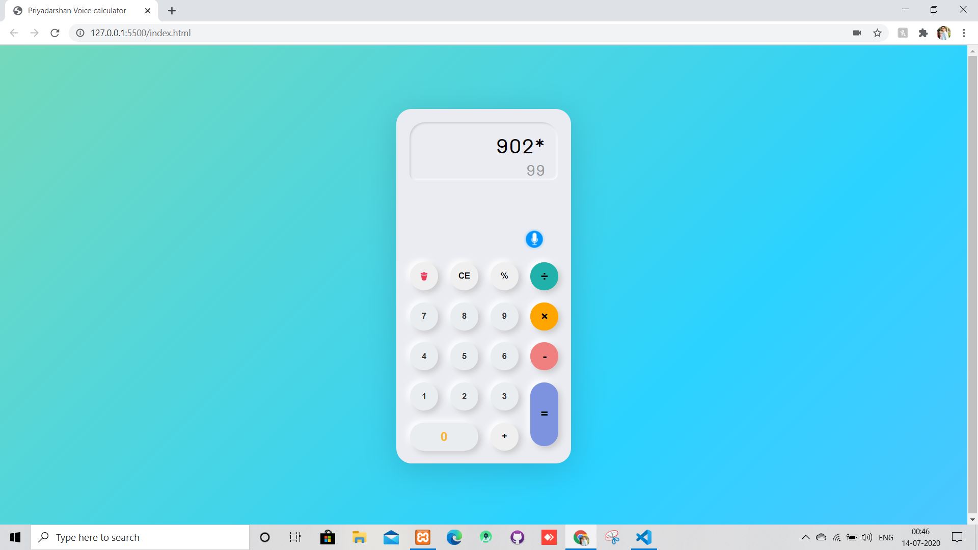 GitHub - Priyadarshan2000/Voice-Calculator