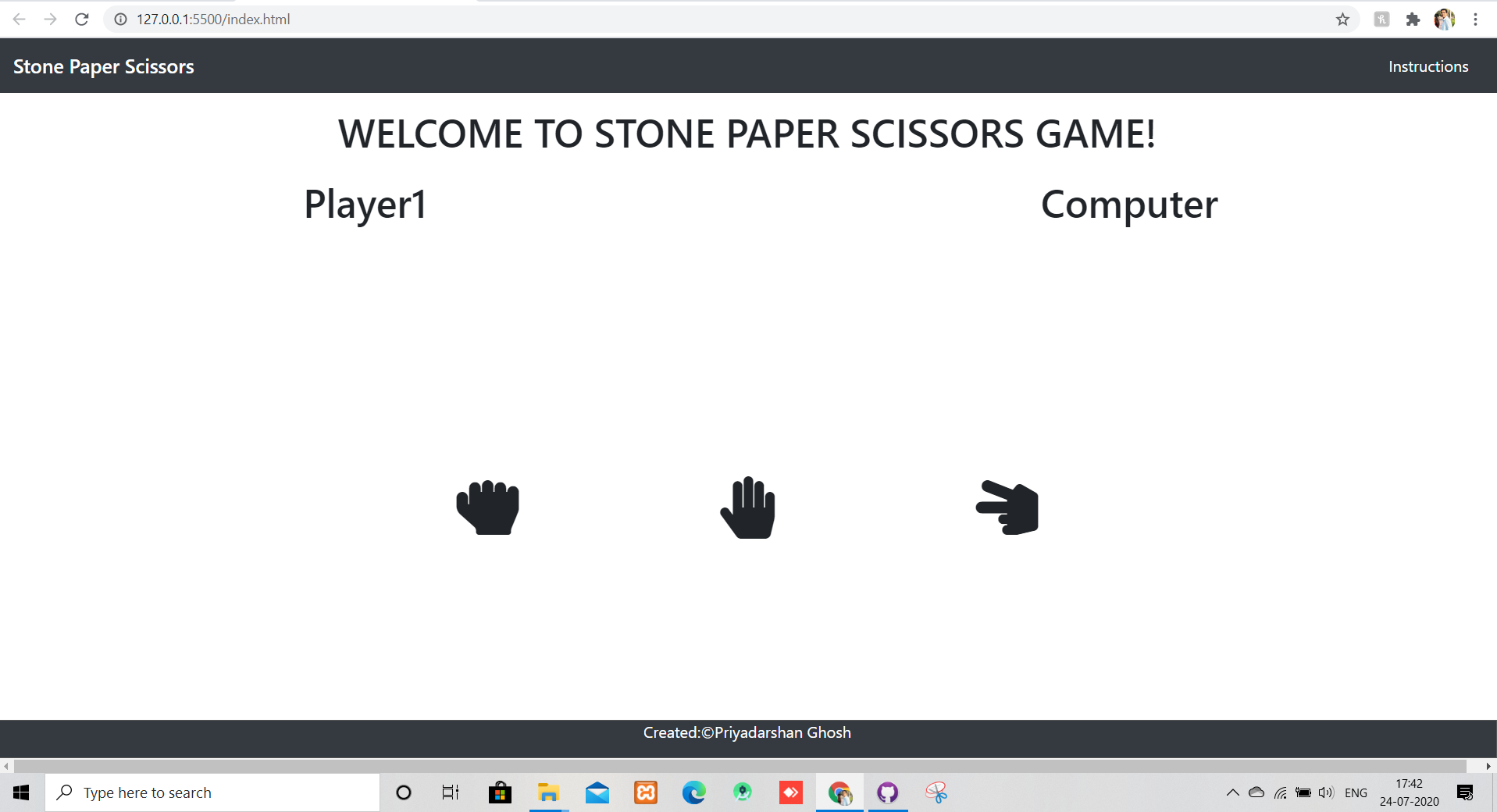 GitHub - Priyadarshan2000/STONE-PAPER-SCISSORS-GAME