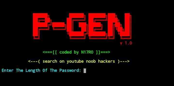 GitHub - tech-hacker-teach/p-gen: Generate random password in termux with in fraction of seconds ...