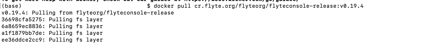 [BUG] cr.flyte.org/flyteorg/flyteconsole-release:v0.19.3 is missing · Issue #2366 · flyteorg ...