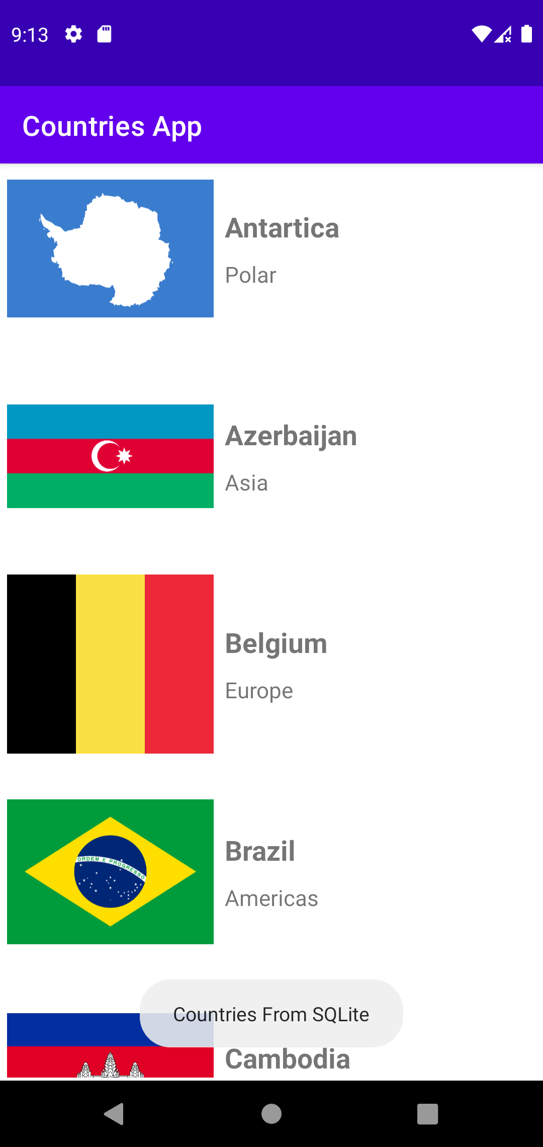 GitHub - yusufgltc/CountriesApp: An application that MVVM architecture and jetpack elements on it.