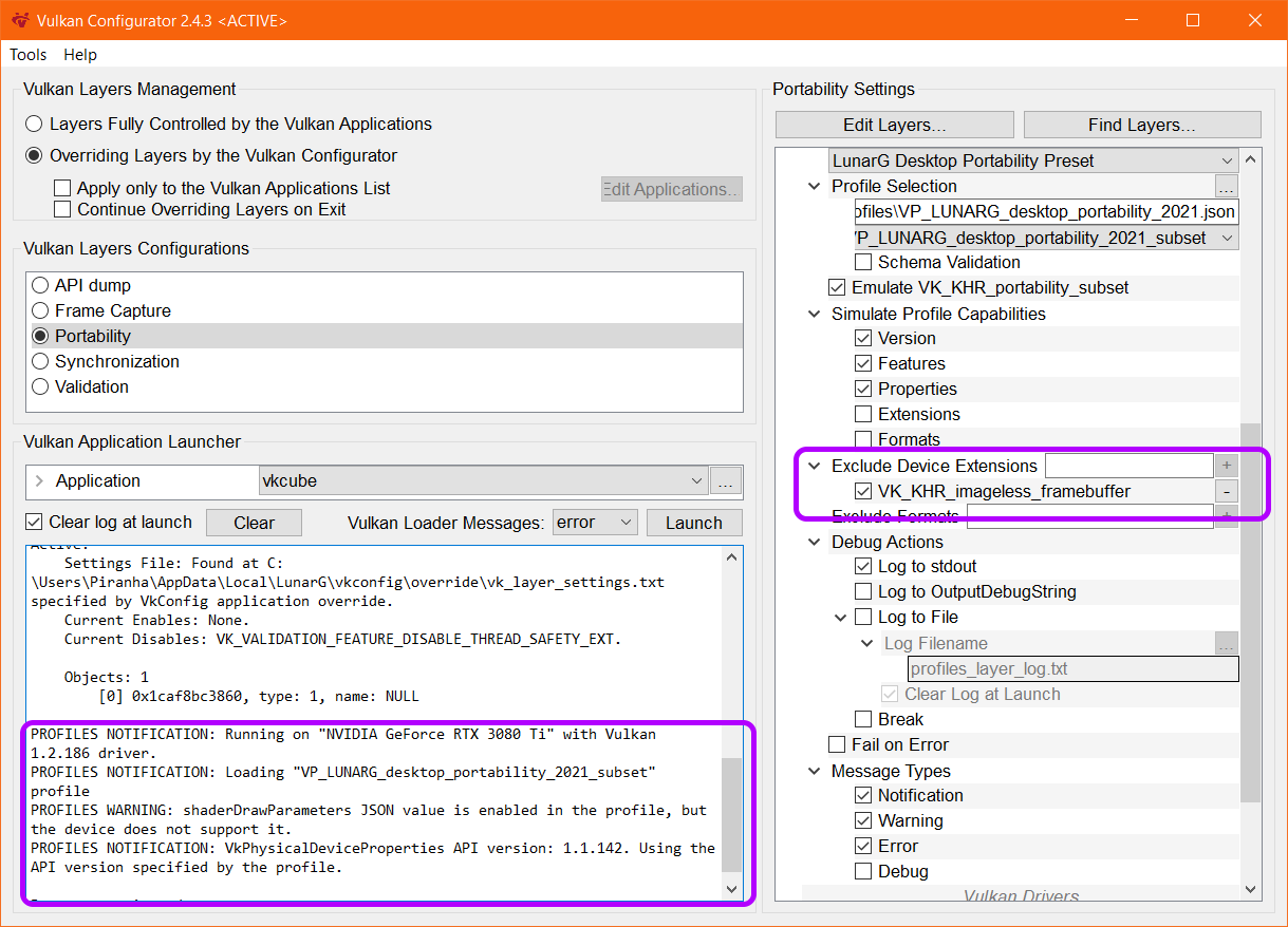 Layer: Excluded extensions are not reported? · Issue #96 · KhronosGroup/Vulkan-Profiles · GitHub