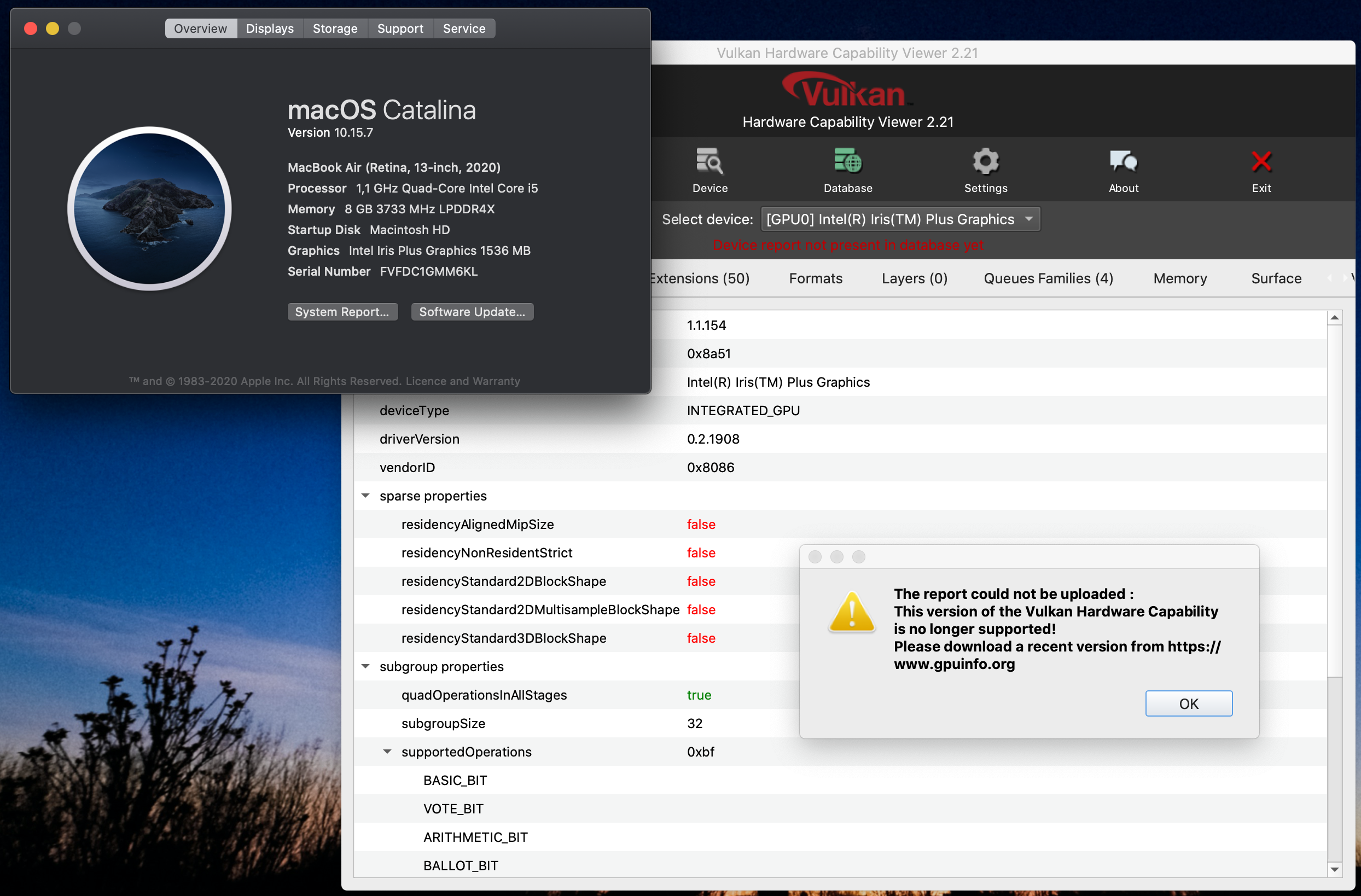 macOS is a nightmare · Issue #99 · SaschaWillems/VulkanCapsViewer · GitHub