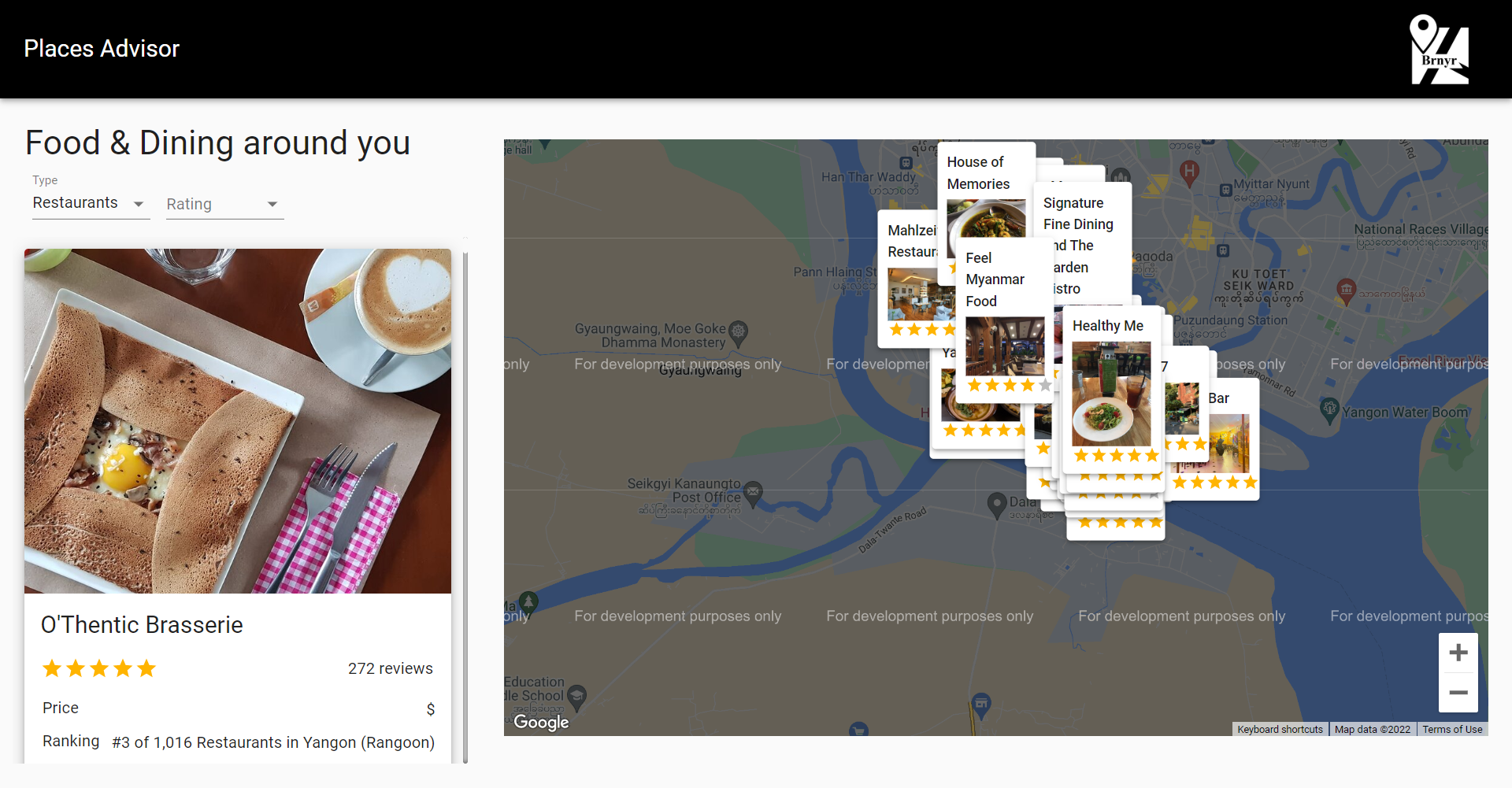 GitHub - kaung-zaw-hein/react-places-advisor: React Practice Code Challenge - Places Advisor APP ...