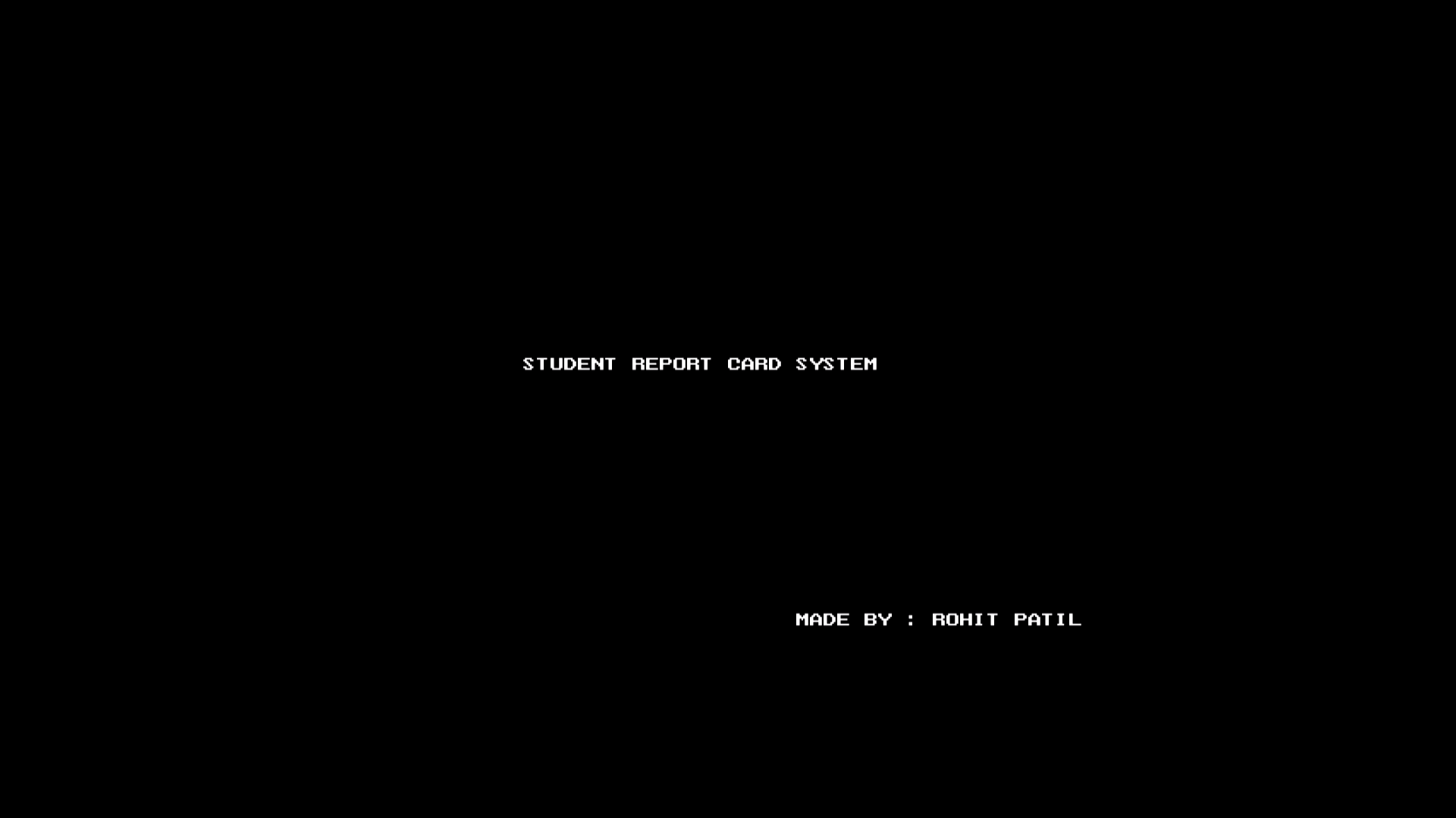 GitHub - nerdster13/Student-Report-Card-System