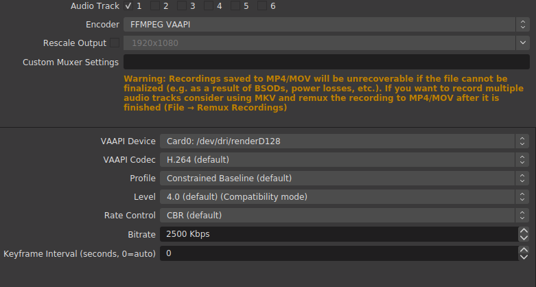 [VAAPI] Low FPS under Linux with AMD GPU · Issue #5438 · obsproject/obs-studio · GitHub