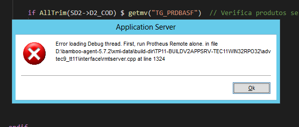 Problema ao fazer Debug · Issue #429 · totvs/advpl-vscode · GitHub