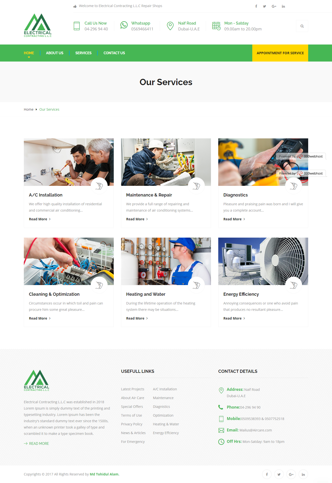 GitHub - risantushar/AC_Repair_Web_Template