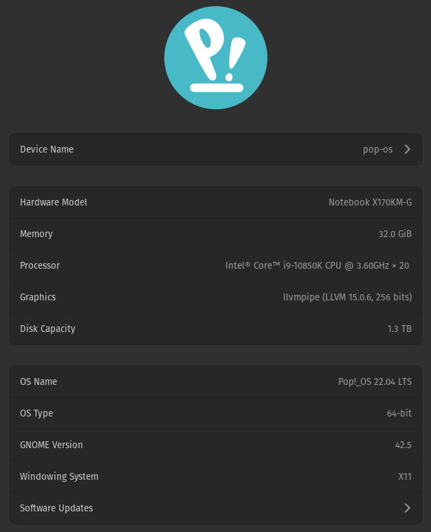 Pop-update Breaks System (System Info Included) · Issue #2839 · pop-os/pop · GitHub