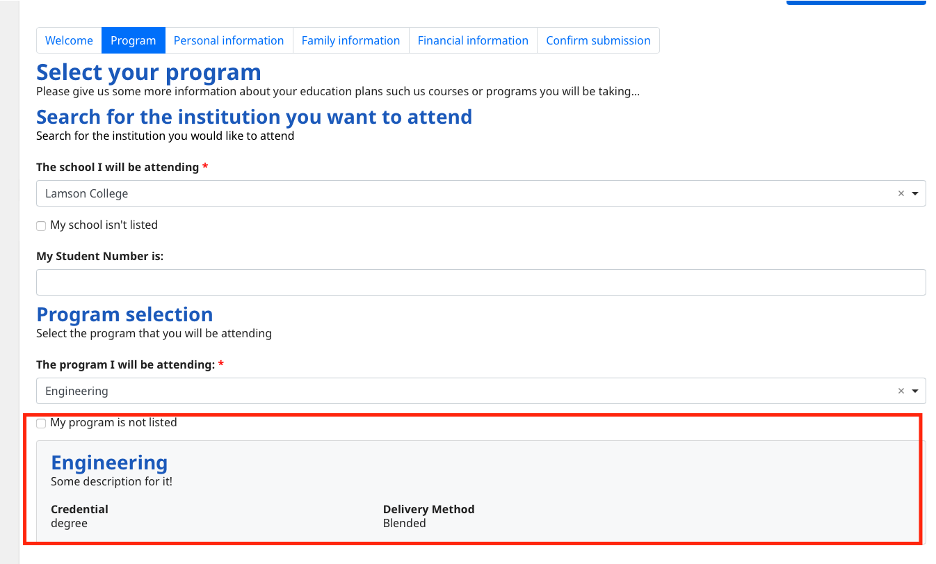 Education Programs/ Offerings Enhancements Dev Part 2 · Issue #393 · bcgov/SIMS · GitHub