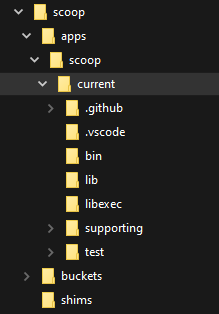 On a fresh Windows 10 scoop install, scoop update removes the ~\scoop\apps\scoop\current ...