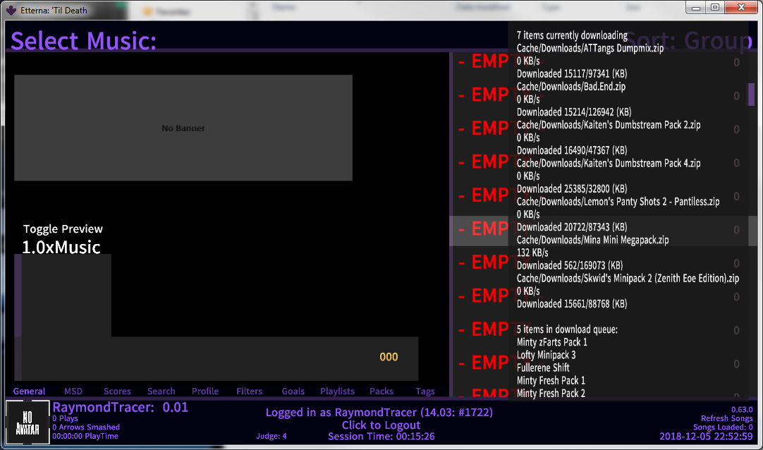 Packs don't download fully on slow connections. · Issue #402 · etternagame/etterna · GitHub