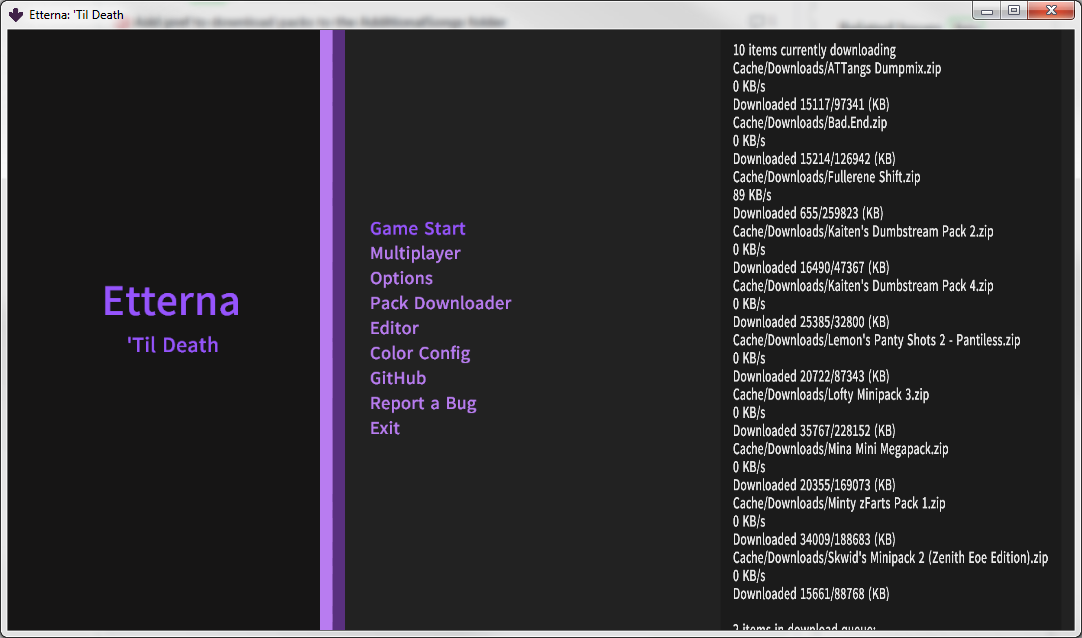 Packs don't download fully on slow connections. · Issue #402 · etternagame/etterna · GitHub