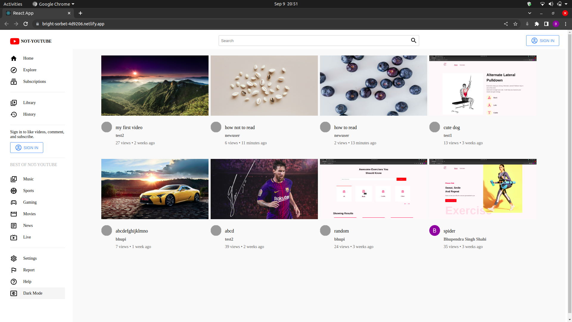 GitHub - BhupendraShahi/youtube-frontend