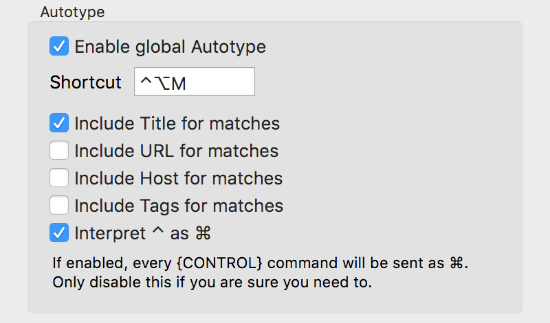 Improve Documentation Of Global Autotype · Issue 1272 · Macpass Macpass · Github