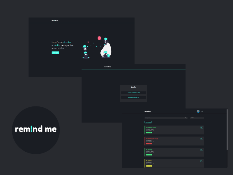 GitHub - alexsolda/remindme: Create and edit your tasks.
