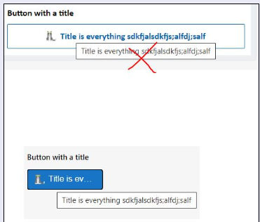 [JavaScript] A button with a title but no tooltip is duplicating the ...