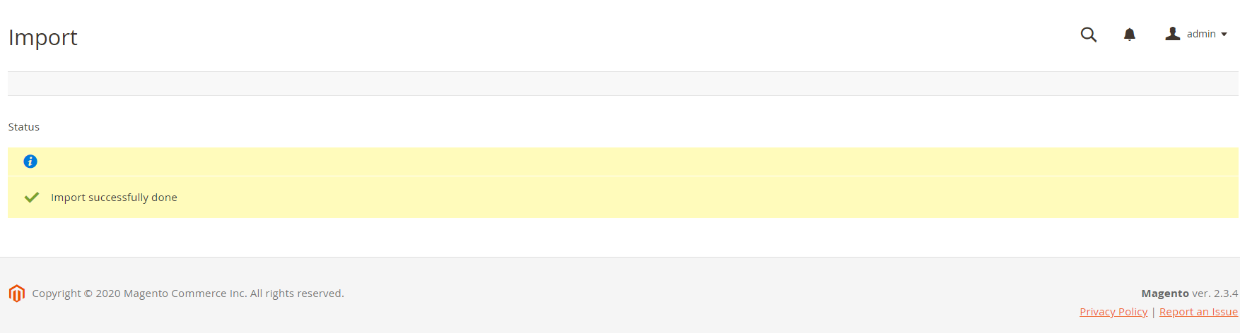 Magento2 import stock sources successful but no changes made and not showing in import history ...