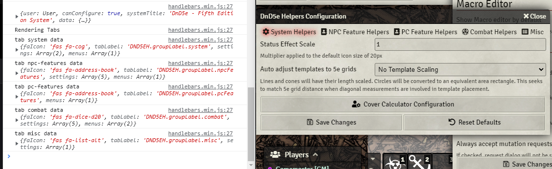 Verify that setting logger is turned off before release · Issue #270 · trioderegion/dnd5e ...