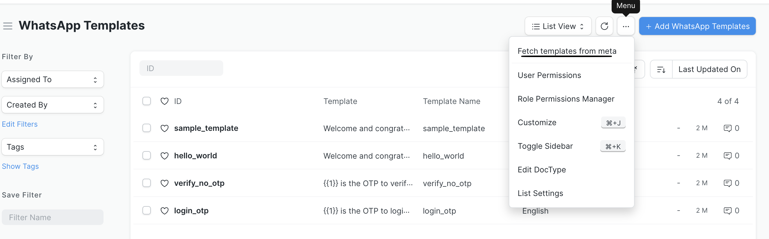 notification not working · Issue #25 · shridarpatil/frappe_whatsapp ...