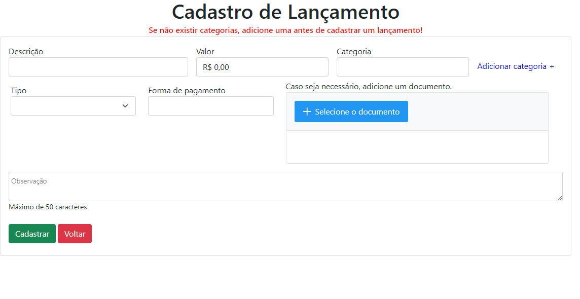 GitHub - yhann0695/my-finances: Projeto de controle financeiro, tecnologias utilizadas: Spring ...