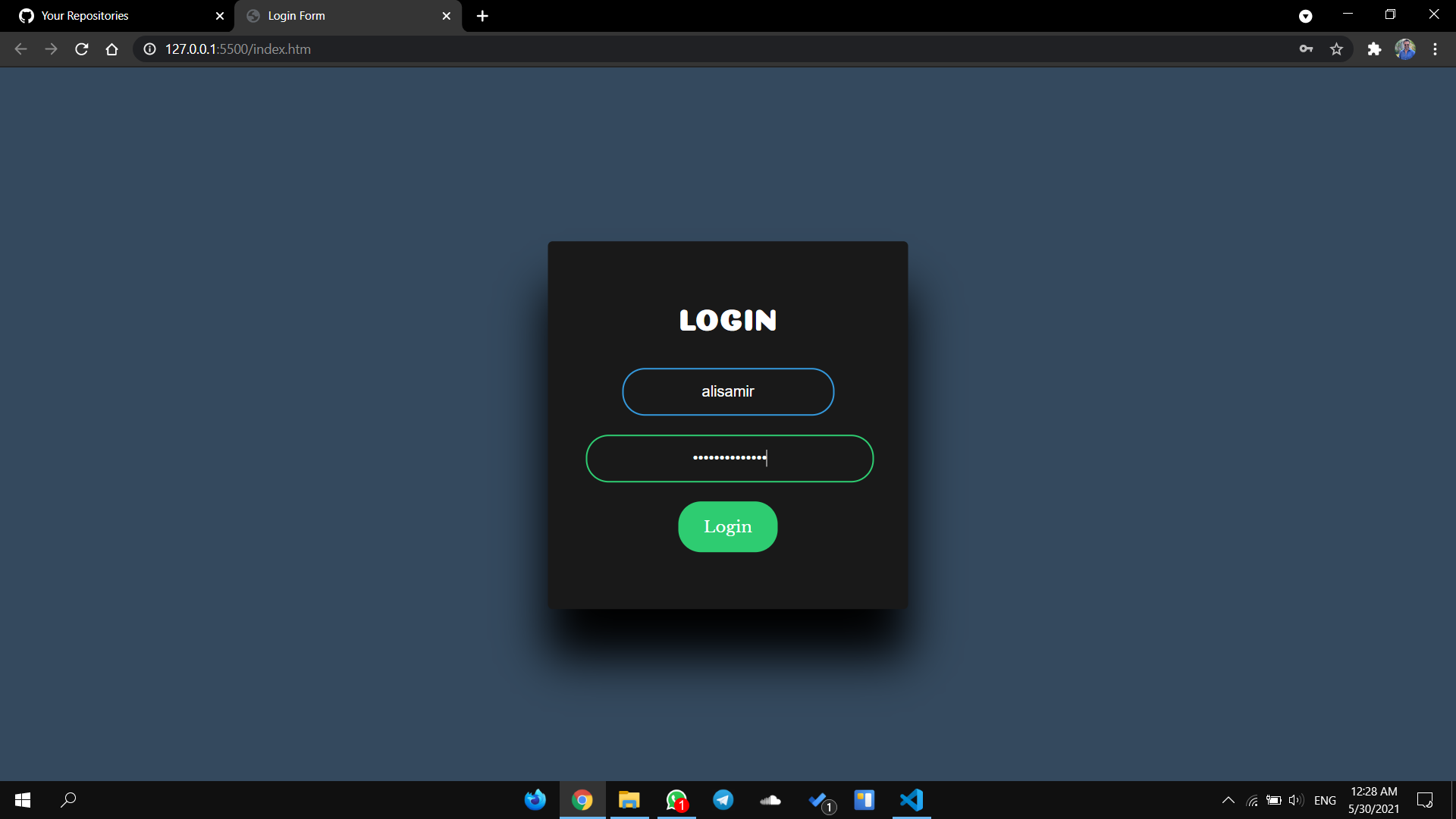 GitHub - alisamirali/Simple-Login-Page: Simple Login Page