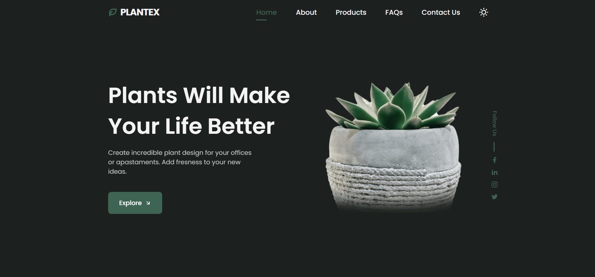 GitHub - alisamirali/Plantex-Website