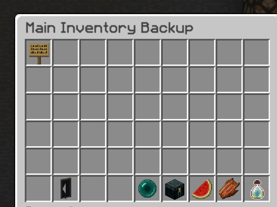 The restore inventory button is gone after the update · Issue #5 · TechnicallyCoded/Inventory ...