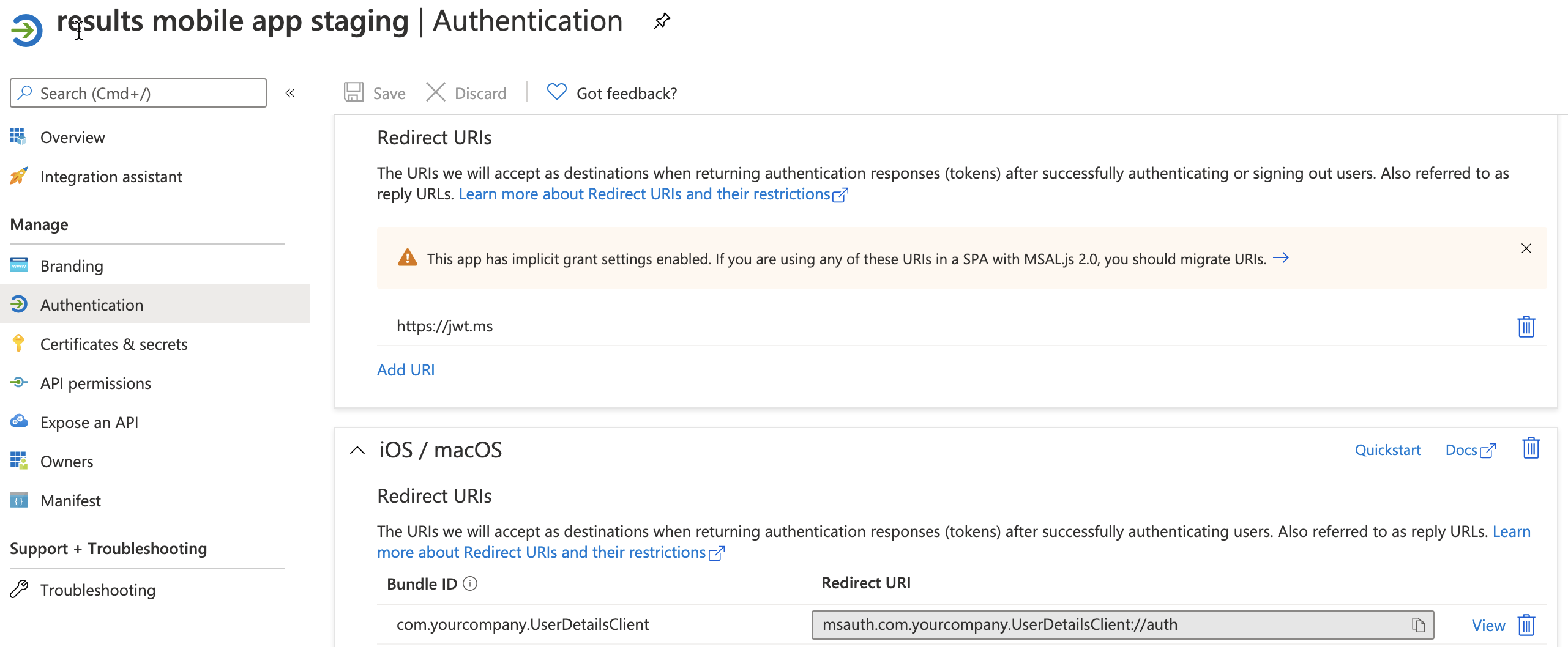 Can't get authentication to work w/ my own B2C tenant · Issue #147 · Azure-Samples/active ...