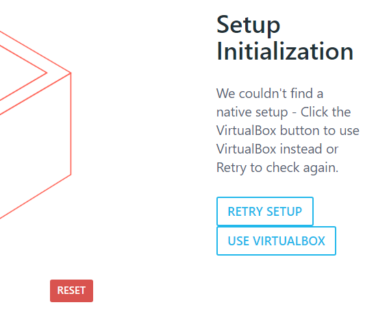 Kitematic, error message : We couldn't find a native setup... · Issue #5607 · docker-archive ...