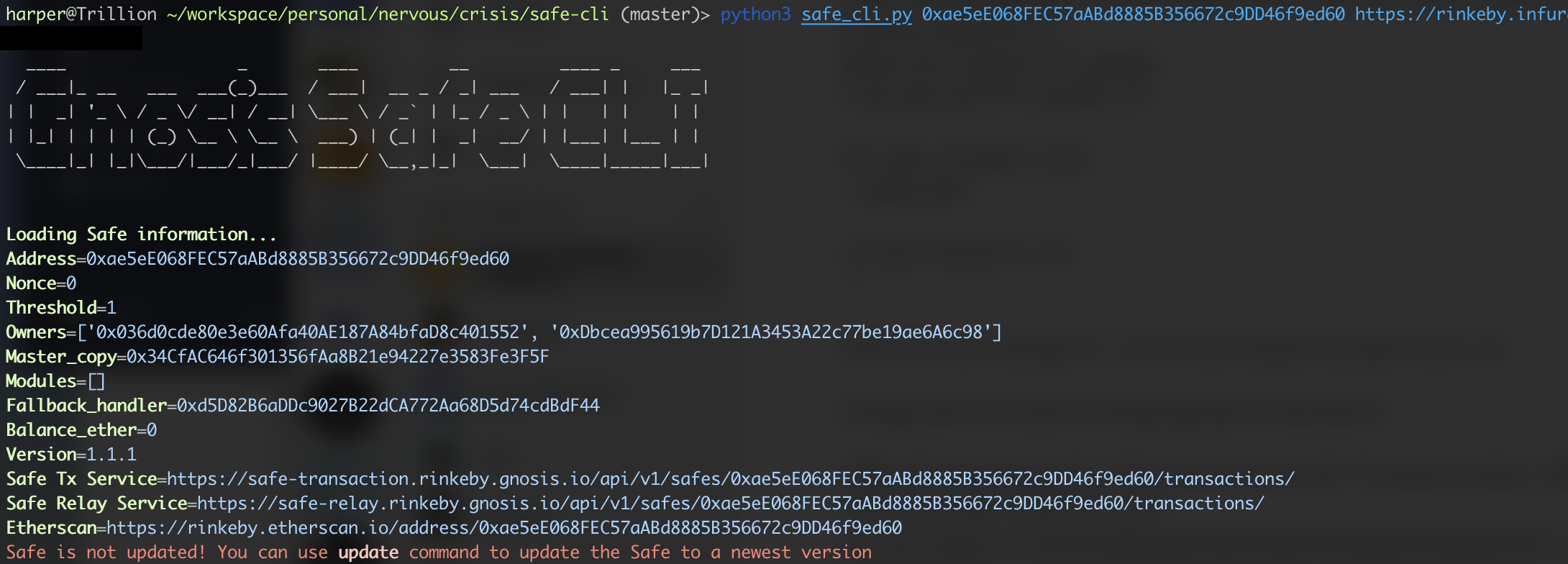Multisig transactions fail on safe contract v1.3, error code 422 · Issue #2427 · 5afe/safe-react ...