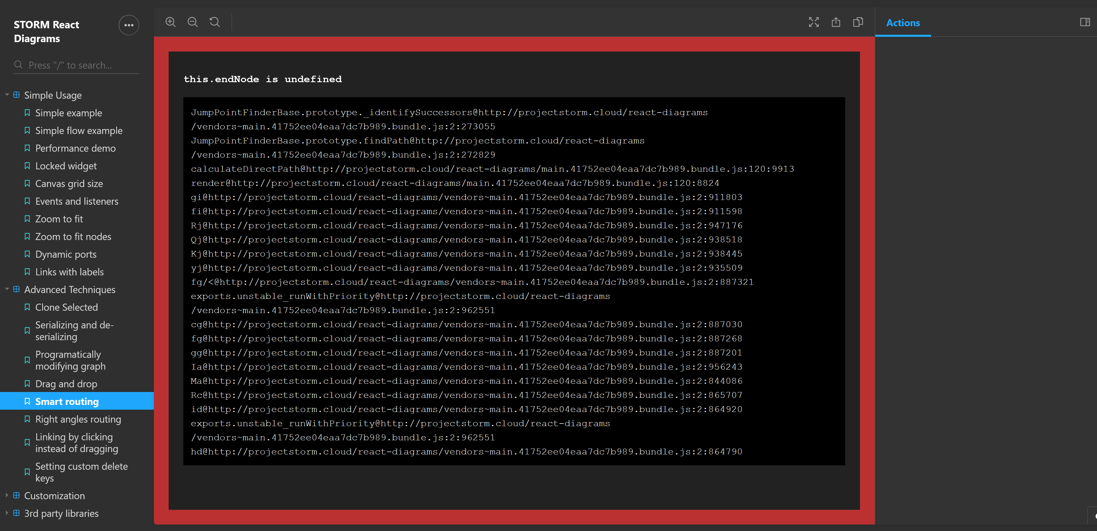 TypeError: startNode is undefined · Issue #722 · projectstorm/react-diagrams · GitHub
