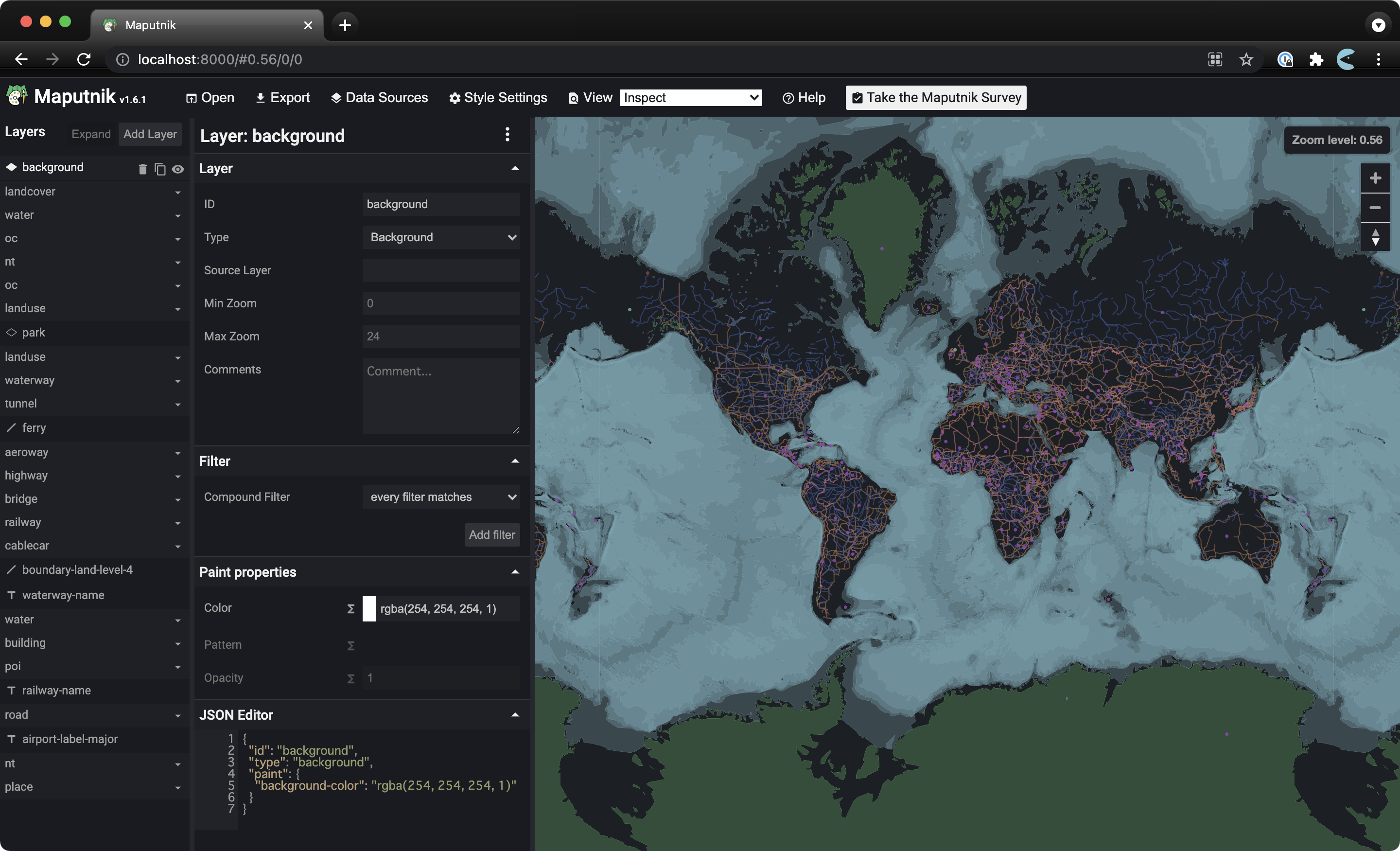 Geolonia のタイルを使うと maputnik の inspect モードが動かない · Issue #60 · geoloniamaps/basic · GitHub