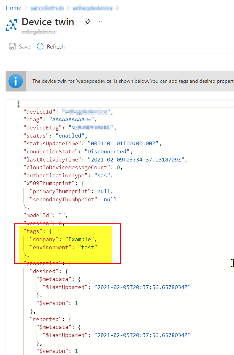 Azure IOT Hub message routing: Filter on device twin tags not possible ...