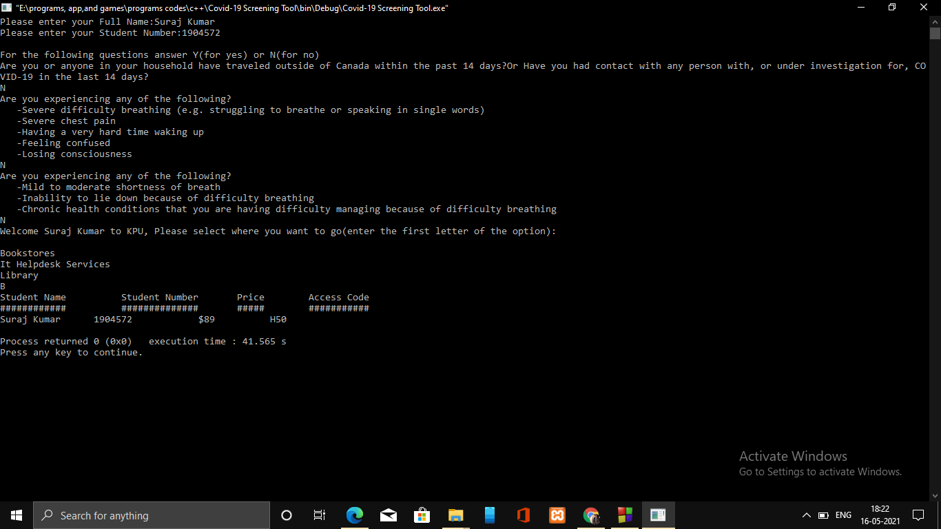 GitHub - Surajkumar98012/Covid-19-screening-tool-in-C-